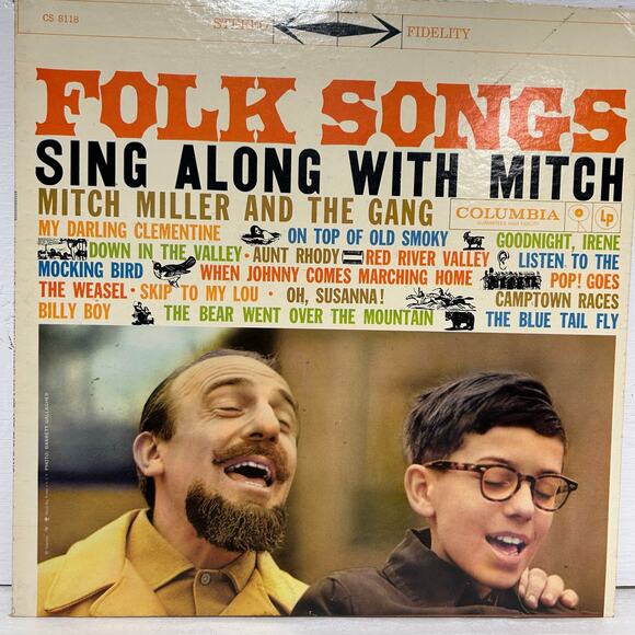 Columbia Records | Media | Mitch Miller Sing Along With Mitch Folk ...